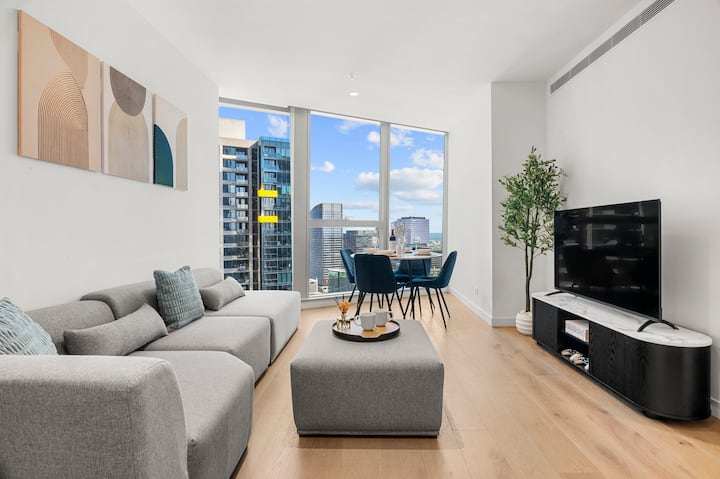Deluxe City Apt In Melbourne 2b2b/pool, Sauna&gym - Melbourne