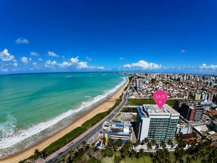 Rn118 - Studio Premium Vista Mar Piscina *Pet - Maceió