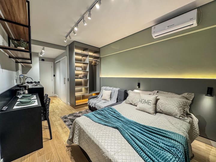 Stúdio Moderno Frente à Praia! - Sao Vicente, Brazil