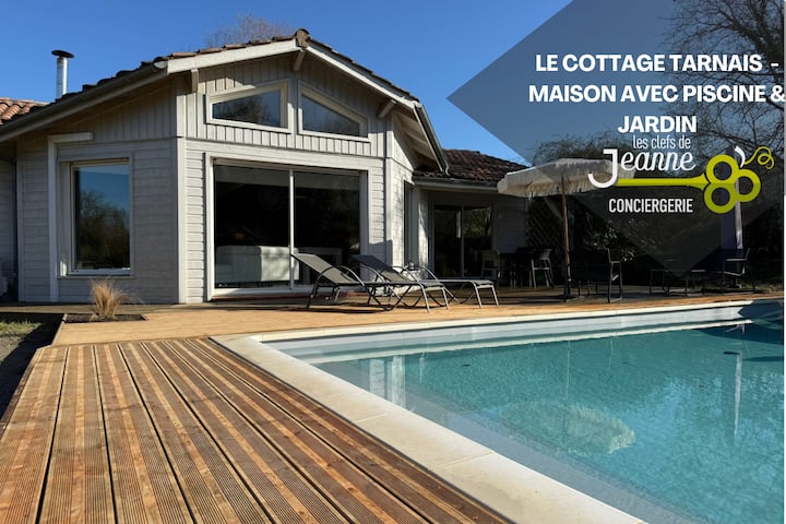 Le Cottage Tarnais - Maison Avec Piscine & Jardin - Lavaur