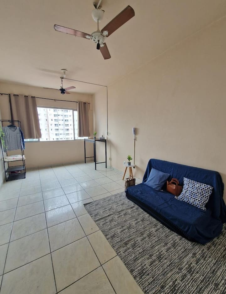 Flat Bem Iluminado Em Gonzaguinha - Santos