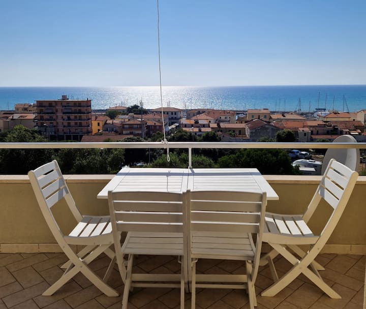 San Vincenzo 2 Camere + Grande Terrazzo Vista Mare - Castagneto Carducci