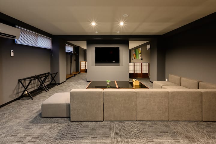 【#42】100㎡超の上質な和モダン空間 For 10ppl. For Accessibility - Hiroshima