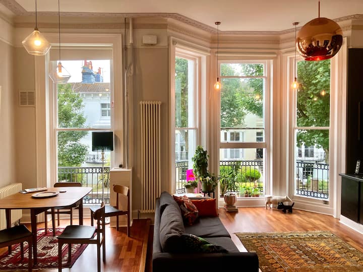 Cool Balcony Flat 
7 Dials Village - Nr Train/town - Brighton
