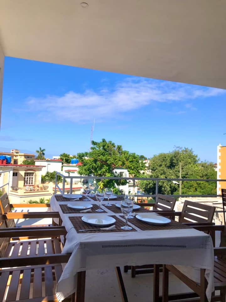 Casa En Miramar Con 8 Habitaciones Y Piscina, - Havana