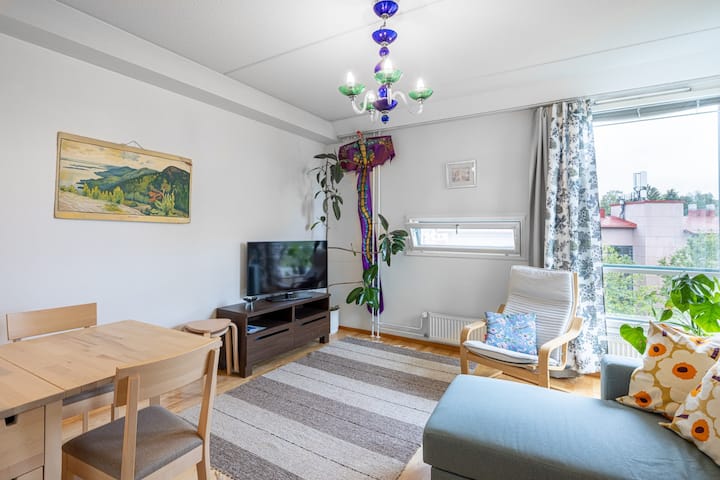 Cozy Apartment With A/c And Sauna - Espoo