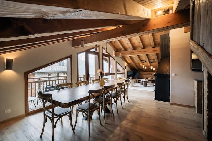 Chalet Poudreuse, Ski Aux Pieds, 10 Personnes - La Rosière