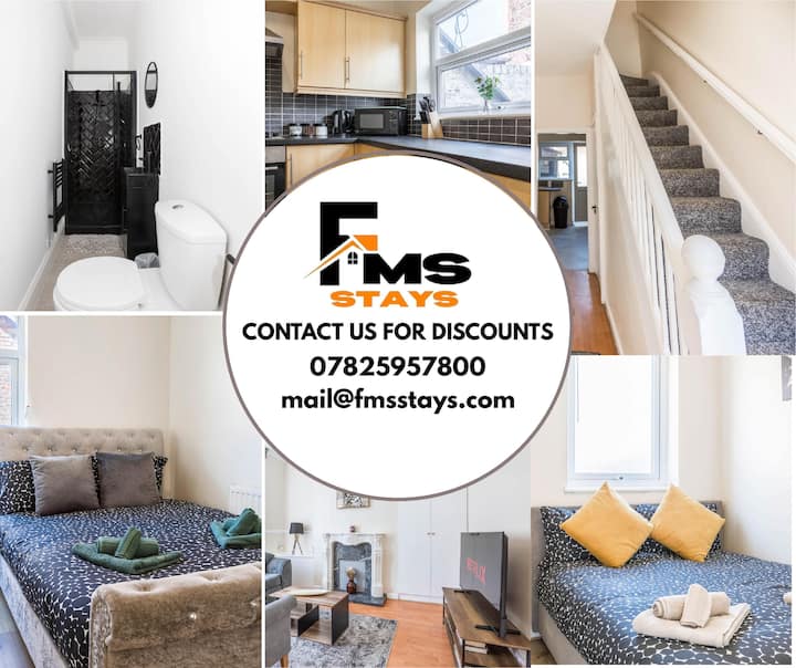 4 Bed/big Monthly Discounts/free Wifi/free Parking - Liverpool