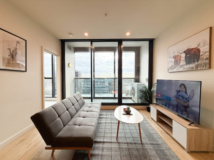 Minimalist One Bedroom Living In Cbd - Melbourne