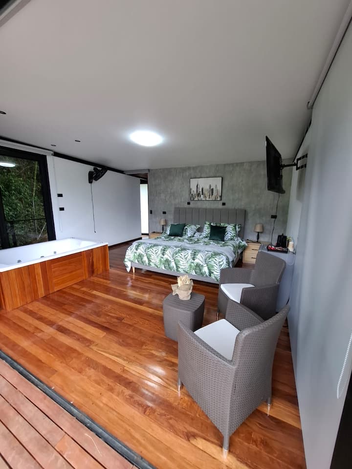Cozy Cabin For 2: View, Jacuzzi + Wine & Breakfast - Copacabana