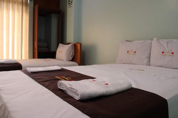 Habitación Doble Matrimonial Y Individual - Chiclayo