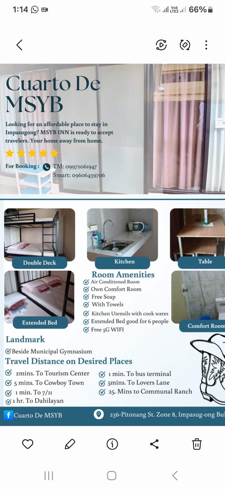 Cuarto De Msyb - Malaybalay