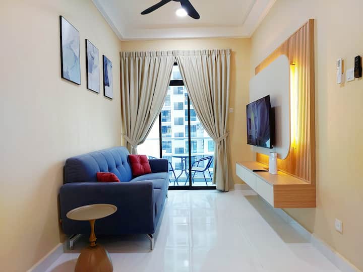 Platino 1 Bed, 3 Min To Paradigm Mall, Netflix - Skudai
