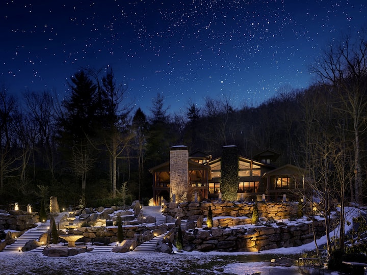 Luxury Mountain Escape At Precipice Private Lodge - Cashiers, NC
