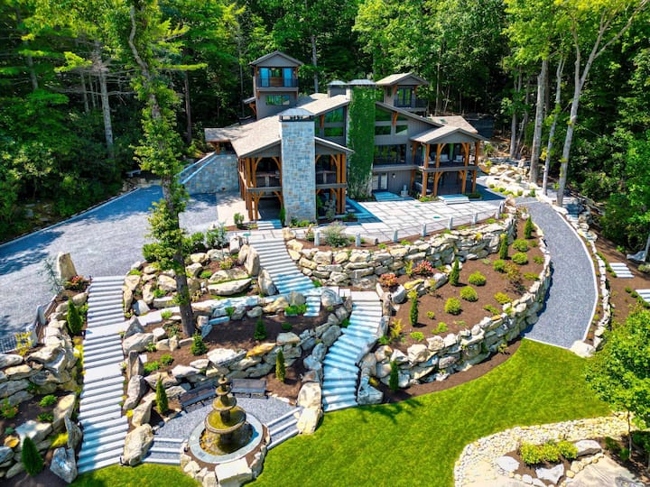 Luxury Mountain Escape At Precipice Private Lodge - Highlands, NC