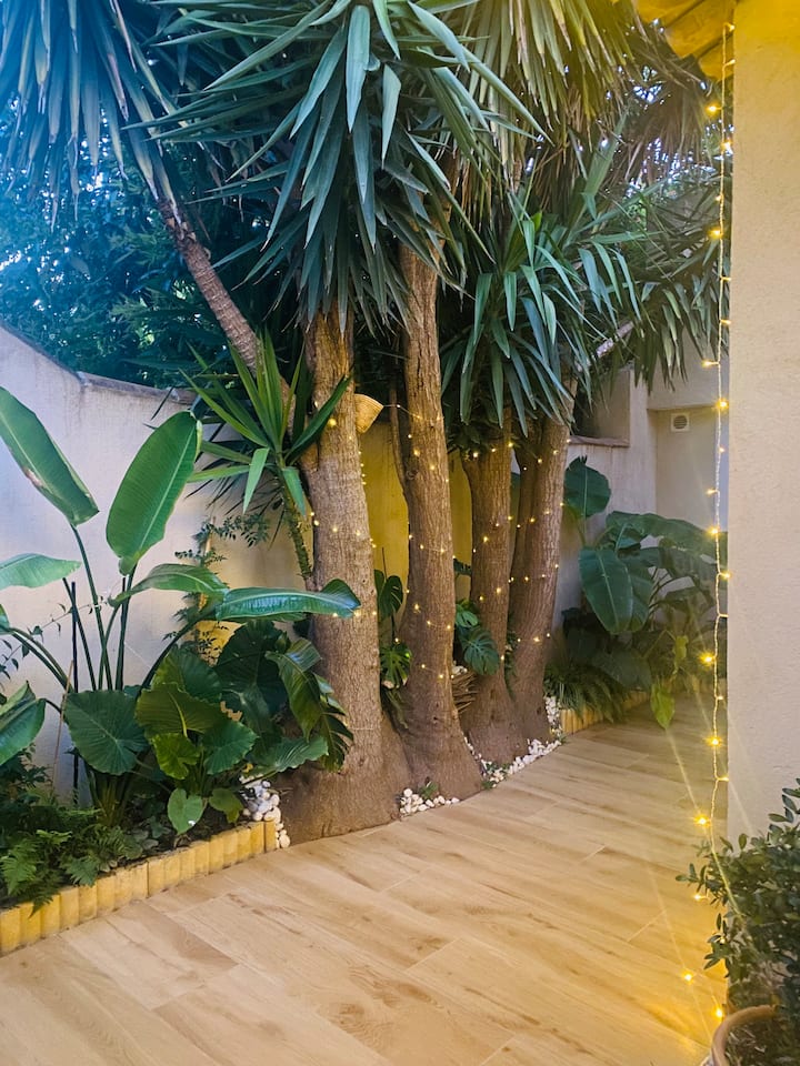 Maison De Village - Les Baïsses - Jardin Tropical - La Fare-les-Oliviers