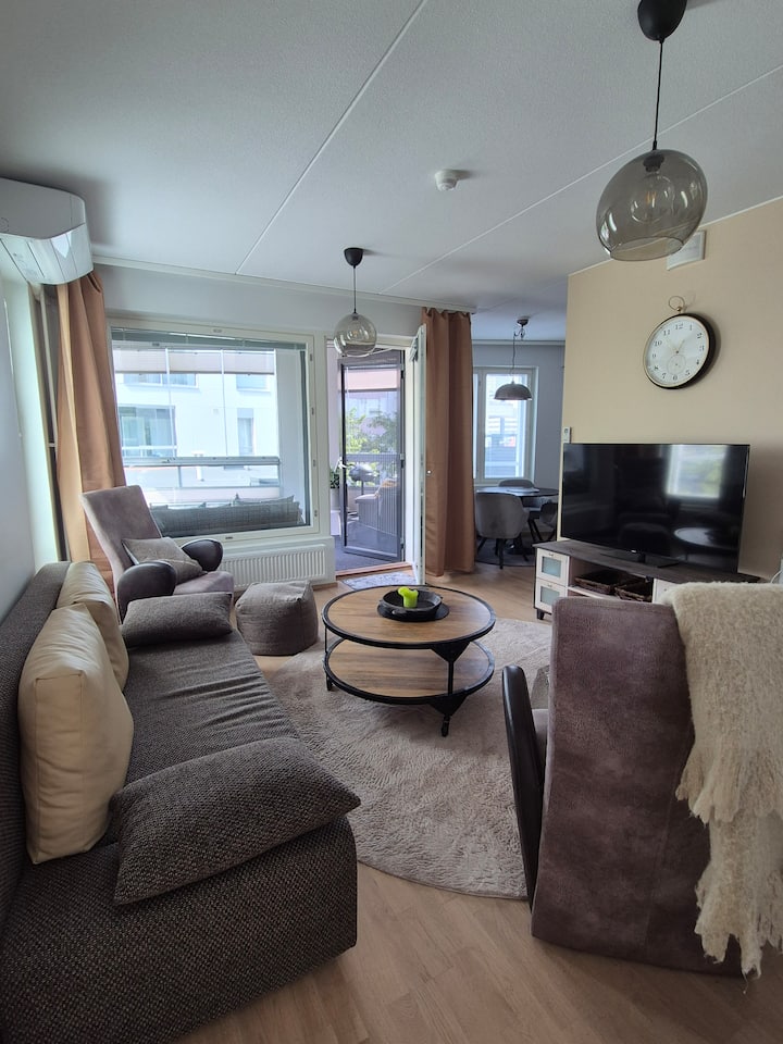 2-room Home (Free Parking - Balcony - Ac - Sauna) - Helsinki