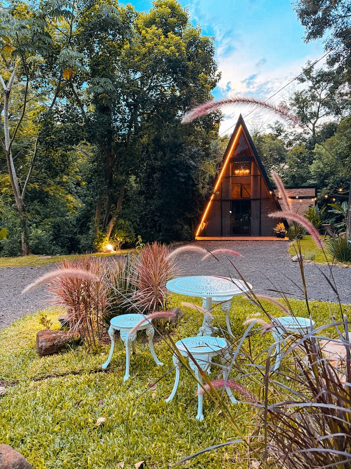 Chalé Em Foz Com Hidromassagem, Lareira E Lagoa - Foz do Iguaçu