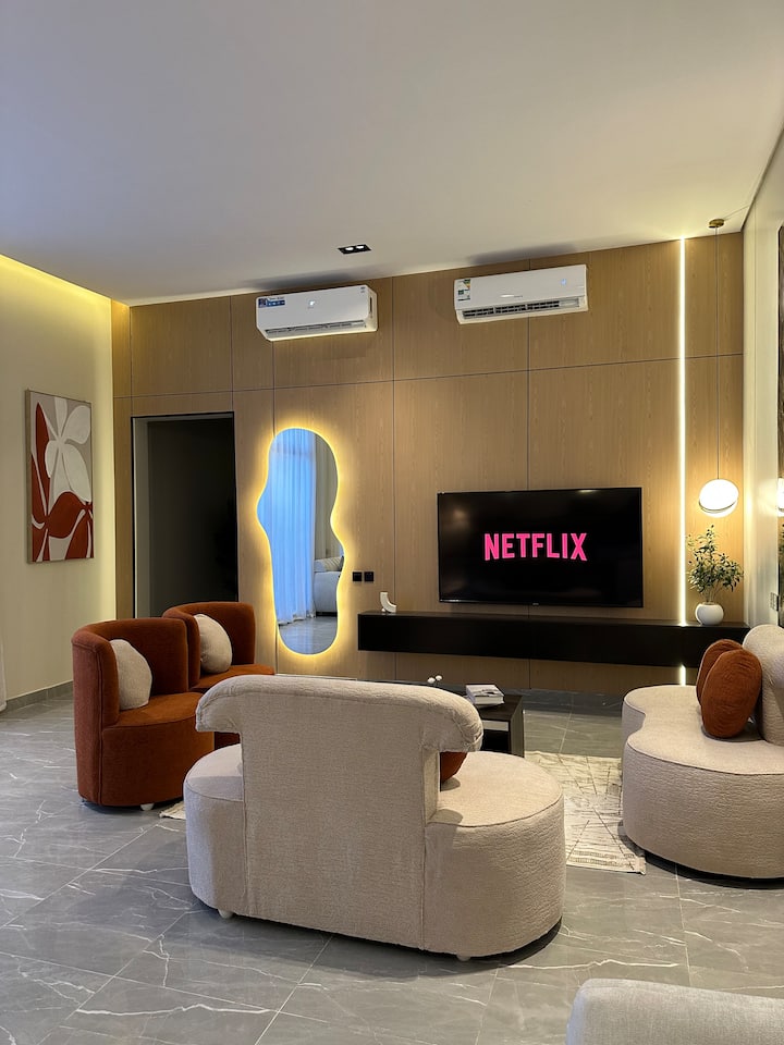 شالية فندقي دورين راقي بغرفتين نوم و دخول ذكي - Saudi Arabia