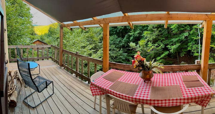 Chalet Paisible Avec Sauna - Mont Aigoual