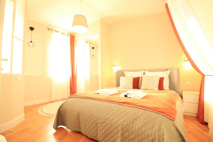 Luxe Neuf Villa - Ac - Parking Privé - Tout éQuipé - Massy