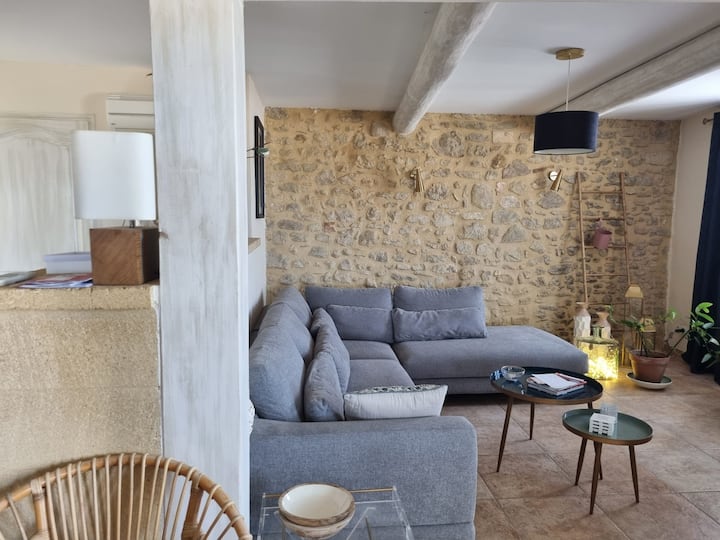 Vue Mont Ventoux - Maison 3 Chambres - Pont-Saint-Esprit