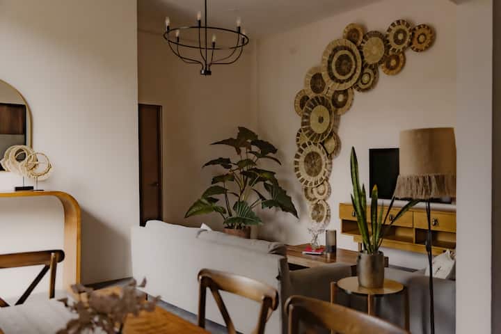 Apartment With Patio, Grill And Parking - Mexico