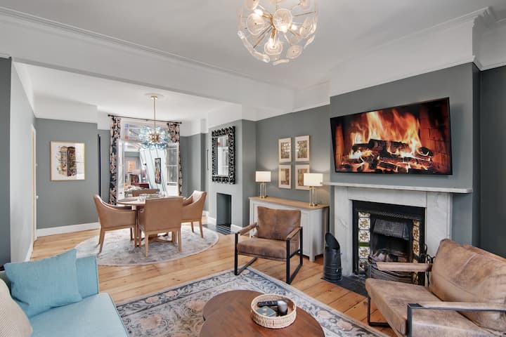 3br Georgian Home | Bbq Garden | Parking | Central - Norfolk