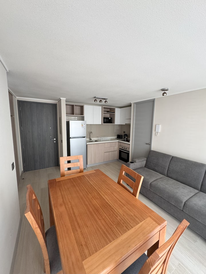 Nuevo Departamento 2d2b Cerca De Metro Santa Lucia - Santiago (Chile)