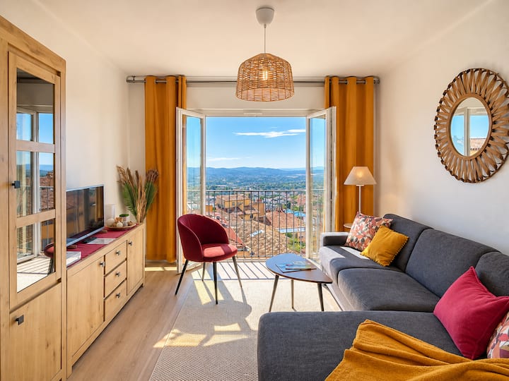Vue Mer Panoramique-centre-clim-parking - Grasse
