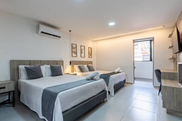 Refugio Cozy / Familiar / Laureles / Cómodo / Ac - Medellín