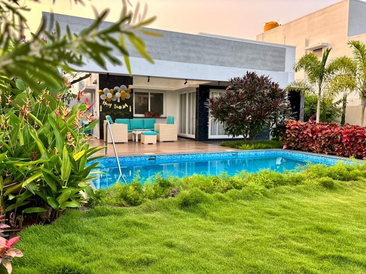 Nap Villa - Pet-friendly, Private Pool And Garden - Karnataka