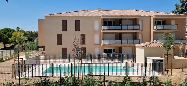 T2 Classé 3 * Dans Résidence Neuve Avec Piscine - Bormes-les-Mimosas