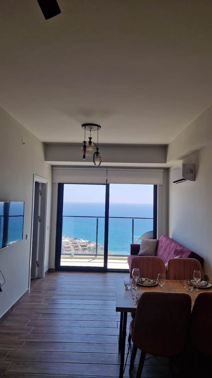 Квартира 2+1 с видом на море - Kızkalesi