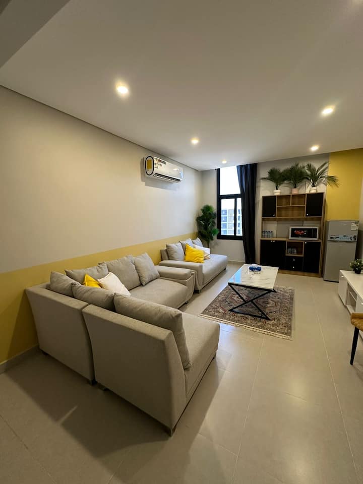 Modern One Bedroom Apartment Near Alinma Stadium - Jeddah