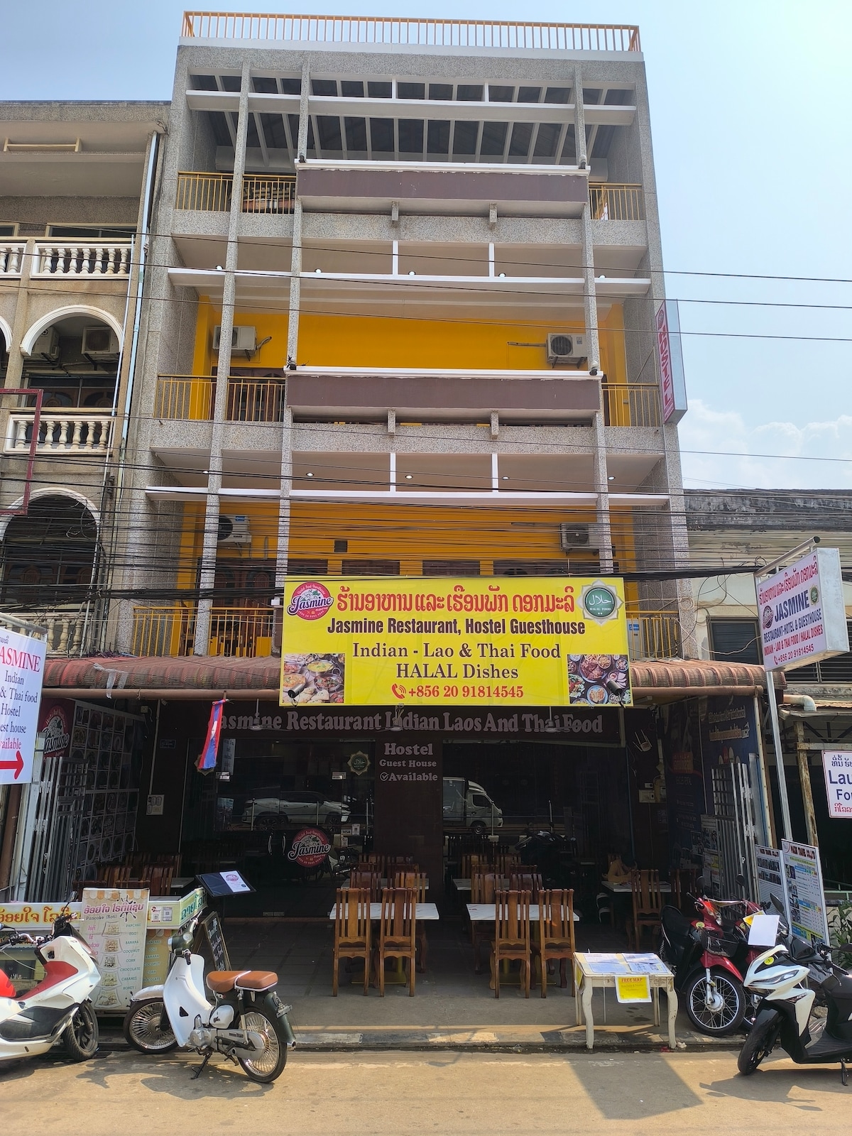 Jasmin Hostel & Gästehaus - Hotels zur Miete in Pakse, Champasak ...
