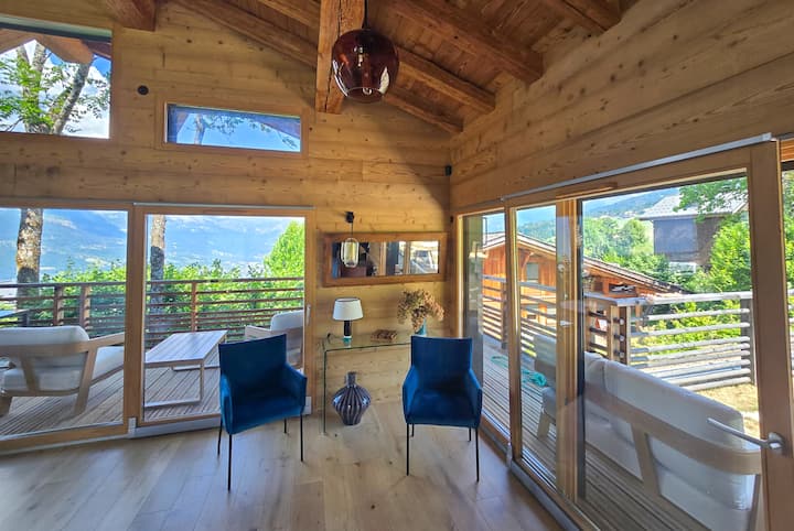 Chalet Moderne Avec Vue Sur Le Mont Blanc - Combloux