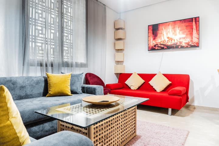 1br ÉLégant & Calme Sur La Marina - 라바트