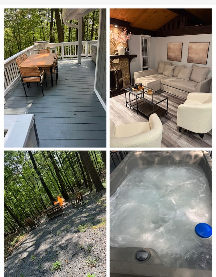 Cozy Cabin With Outdoor Hot Tub - Pocono Mountains, PA