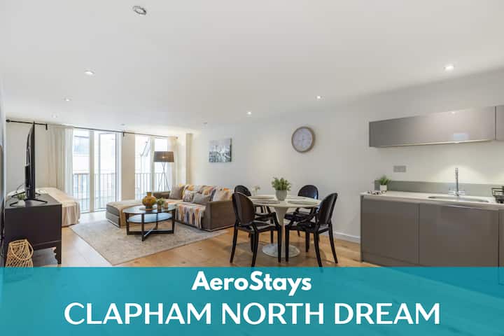 Gorgeous 2br/2ba W/balcony & A/c- Clapham North - London