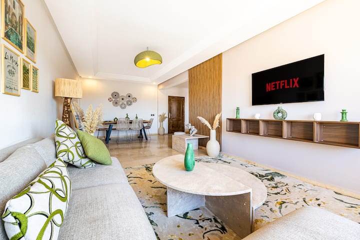 Open View • Prime Location • 6min Mamounia, Medina - Marrakech