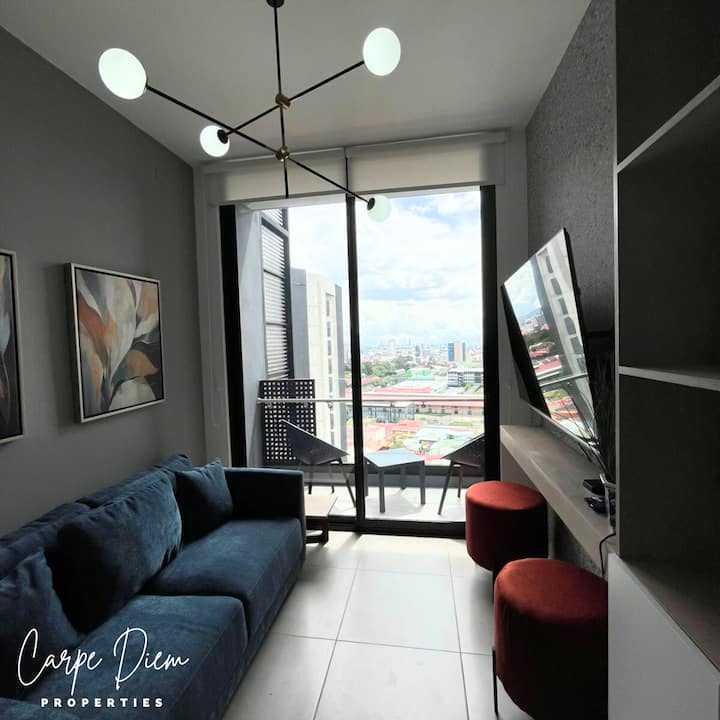 Apt Terracota, Wifi, Parking, Pool, Gym, Jacuzzi - San José