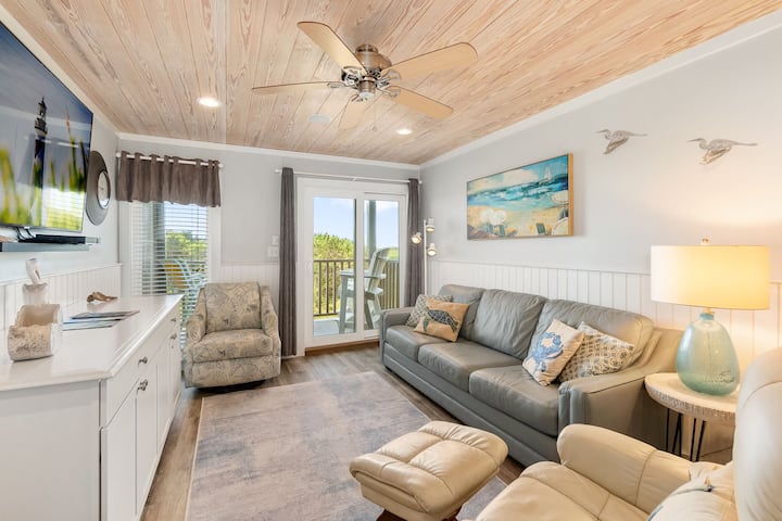 Oceanfront Beach Access|ocean Views|great4families - Beaufort