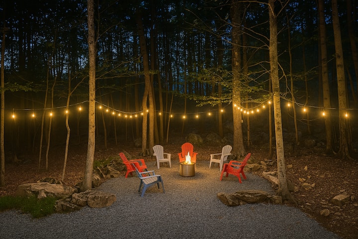 Cozy Cabin Retreat – Fireplace & Fire Pit - Waymart, PA
