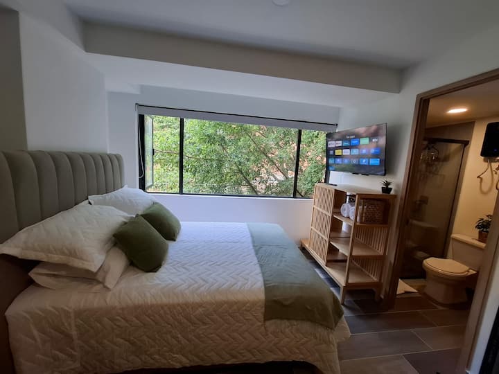 Lindo Y Moderno Estudio, 600 M Del Estadio Y Metro - Medellín