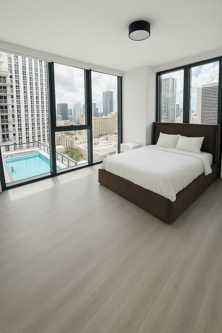 Miami Luxury Gem - 2br/2ba + Rooftop Pool & Views - Miami