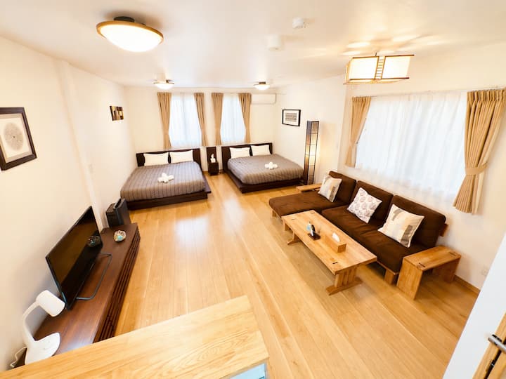 Big 46m² Room In Asakusa/sensoji 10 Min 4–6ppl - 우에노