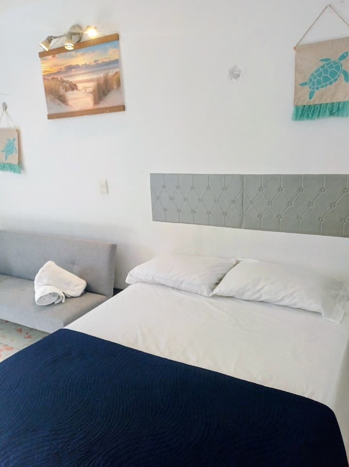 Estudio Con Clima, Cerca Del Ado Y Mercado 28 #2 - Cancún