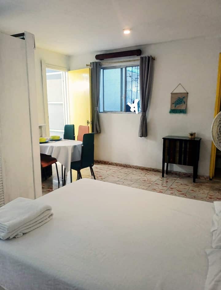 Estudio Con Clima, Cerca Del Ado Y Mercado 28 - Cancún