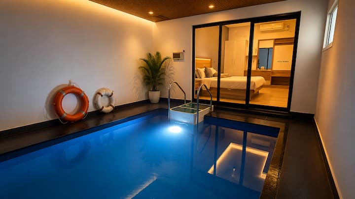 Varkala Private Pool Villa Near Beach - Varkala